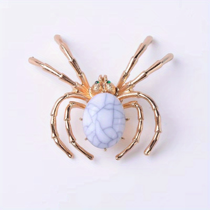 Vintage Alloy Spider Pendant New Brooch Decoration - Temu Australia