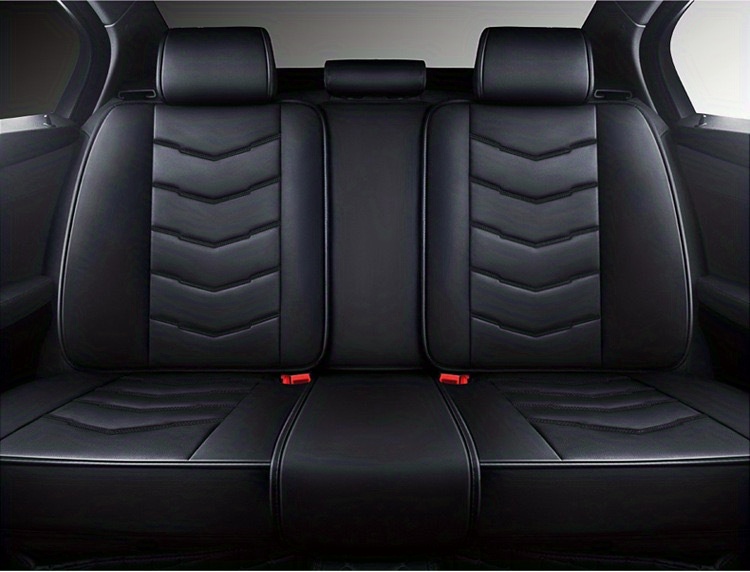 Car Seat Cover Set Five Seats Faux Leather Four Seasons - Temu New Zealand