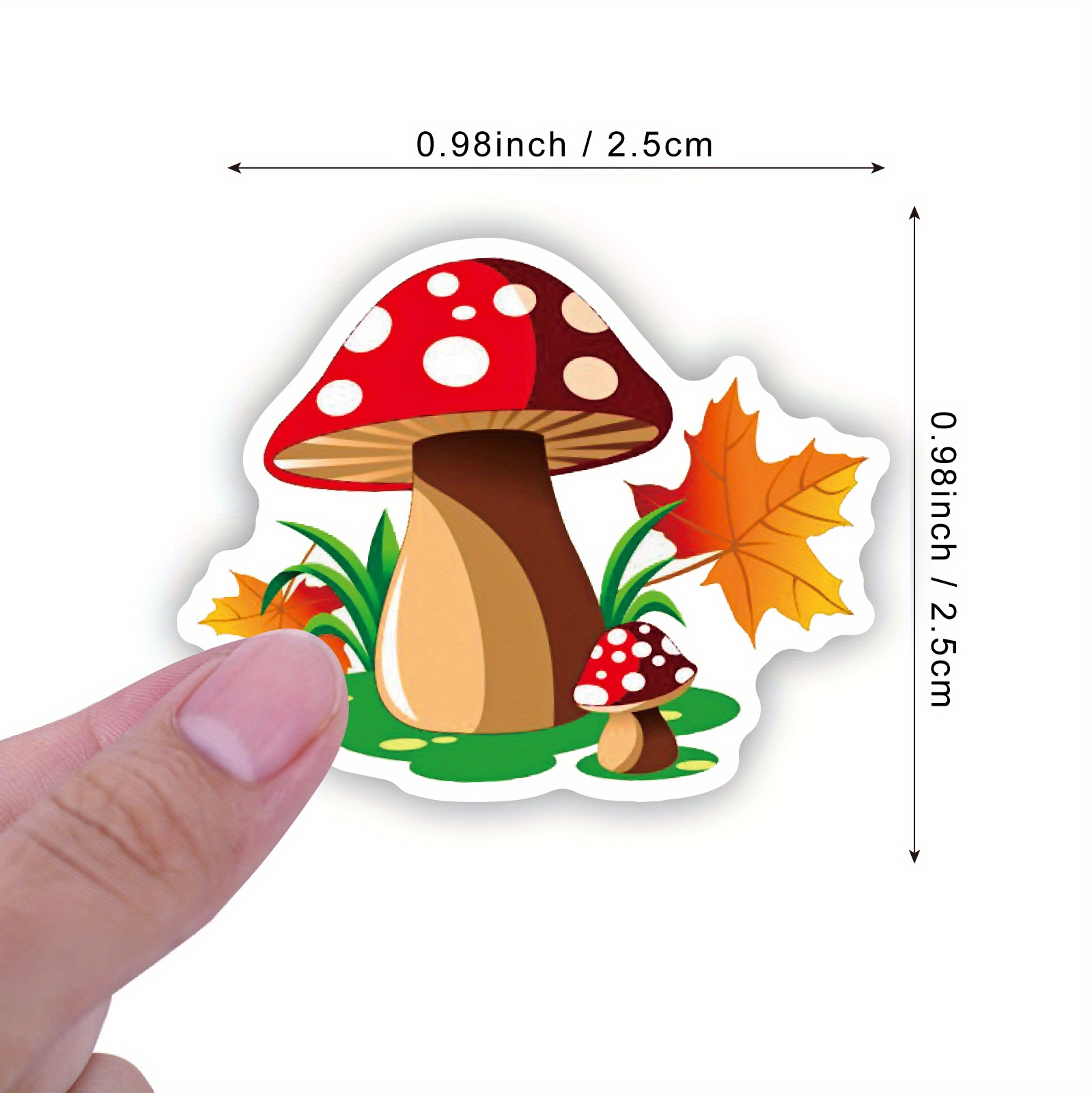 Mushroom Stickers Rolls Vinyl Waterproof Stickers Laptop - Temu Canada