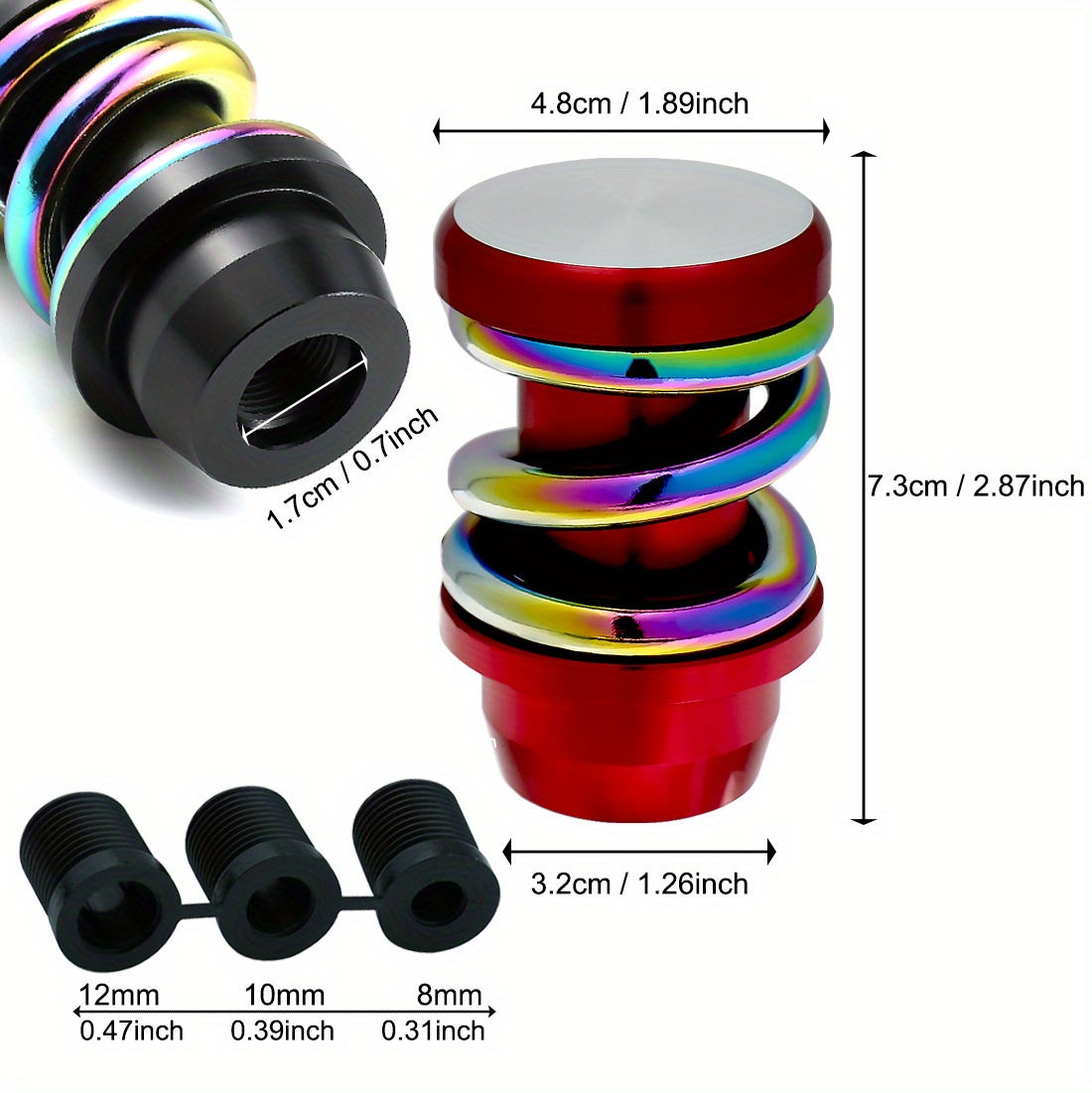 Spring Shift Knob Weighted Gear Stick Shifter Knobs - Temu Norway