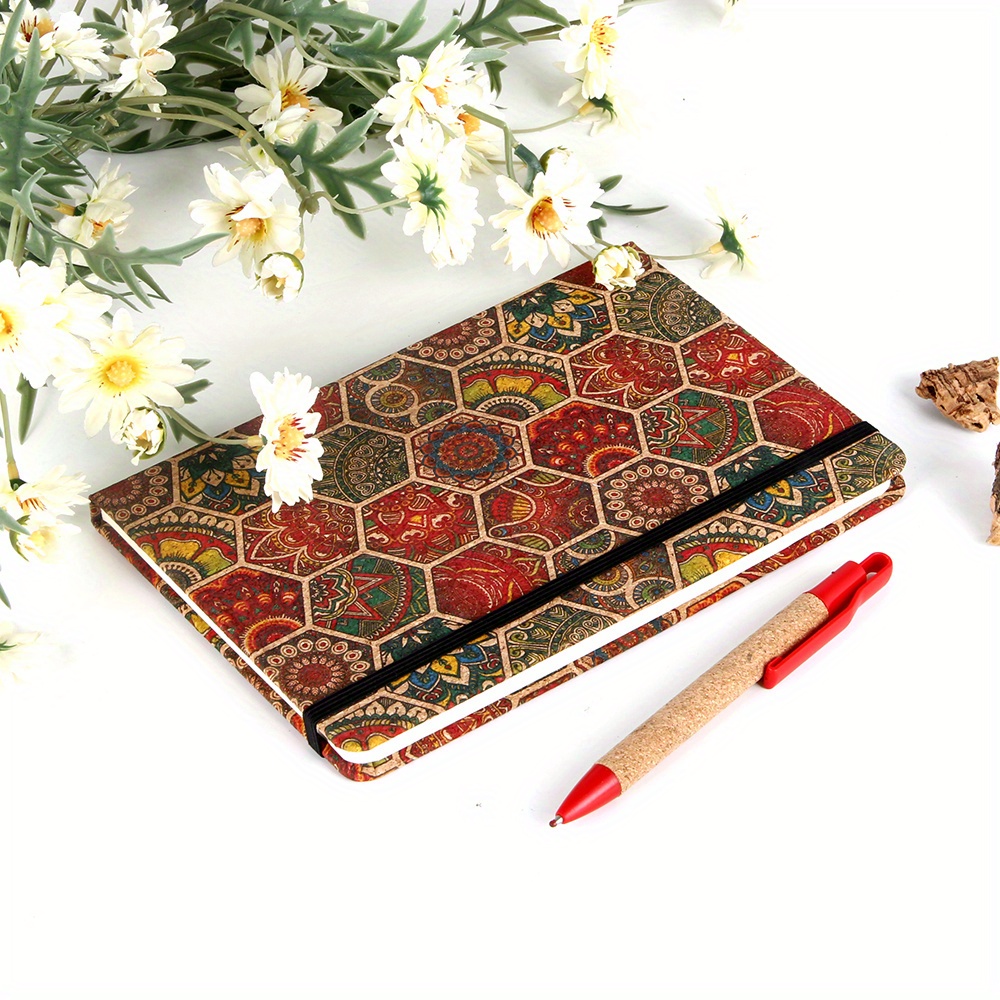 Vintage A5 Notebook Minimalist Imprint Soft Wood Ethnic - Temu United ...