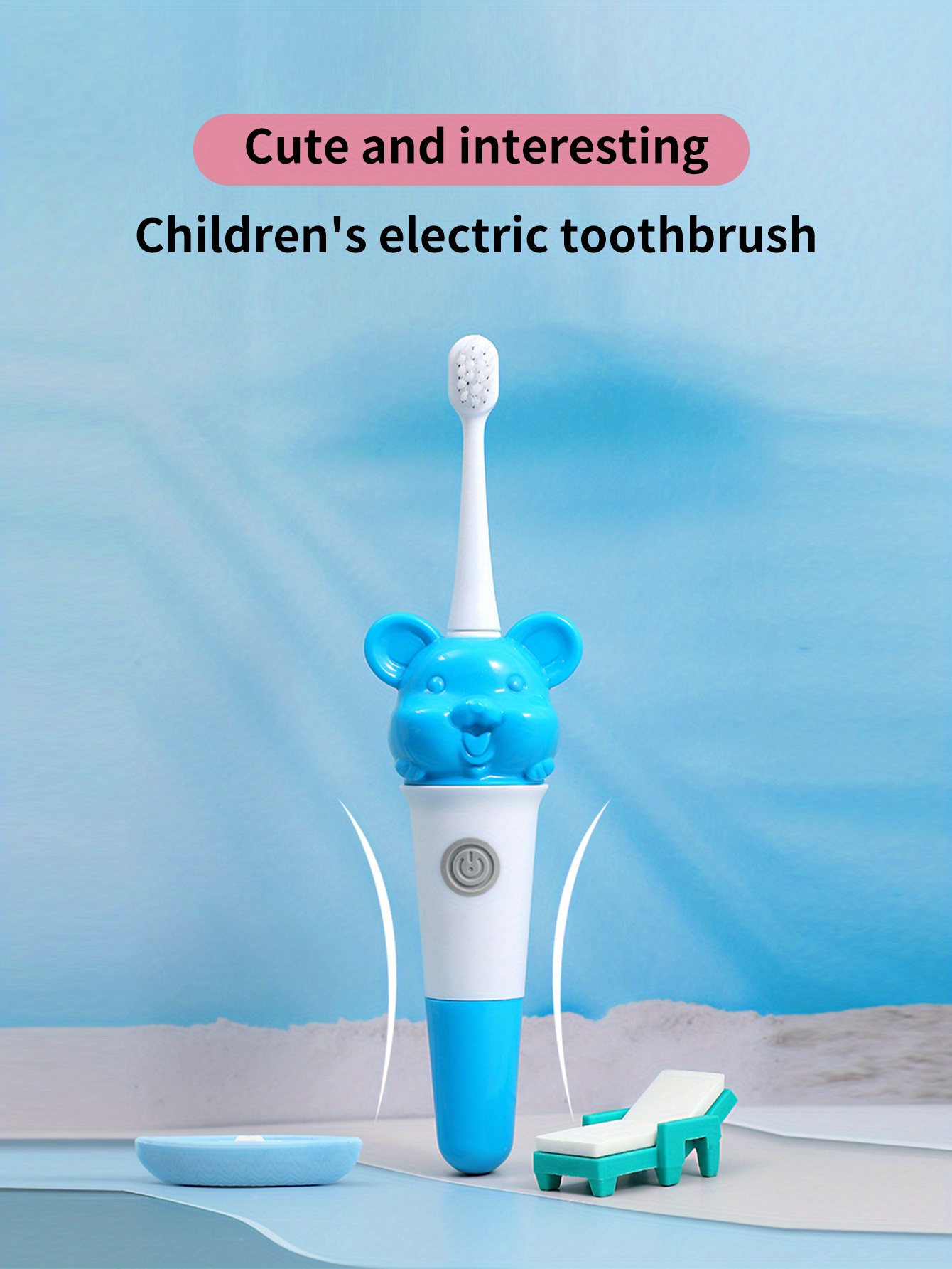 Children's Electric Toothbrush Model O1 Ice Mouse - Temu United Kingdom