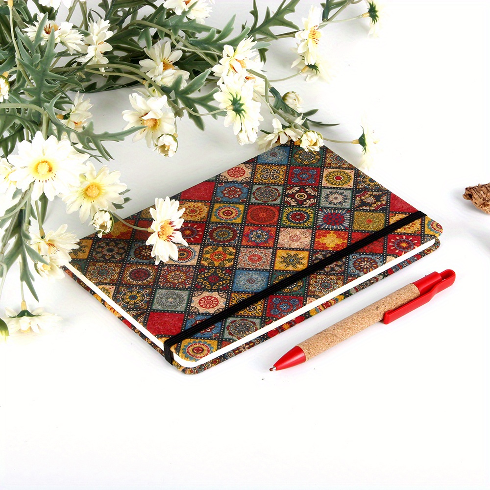 Vintage A5 Notebook Minimalist Imprint Soft Wood Ethnic - Temu United ...