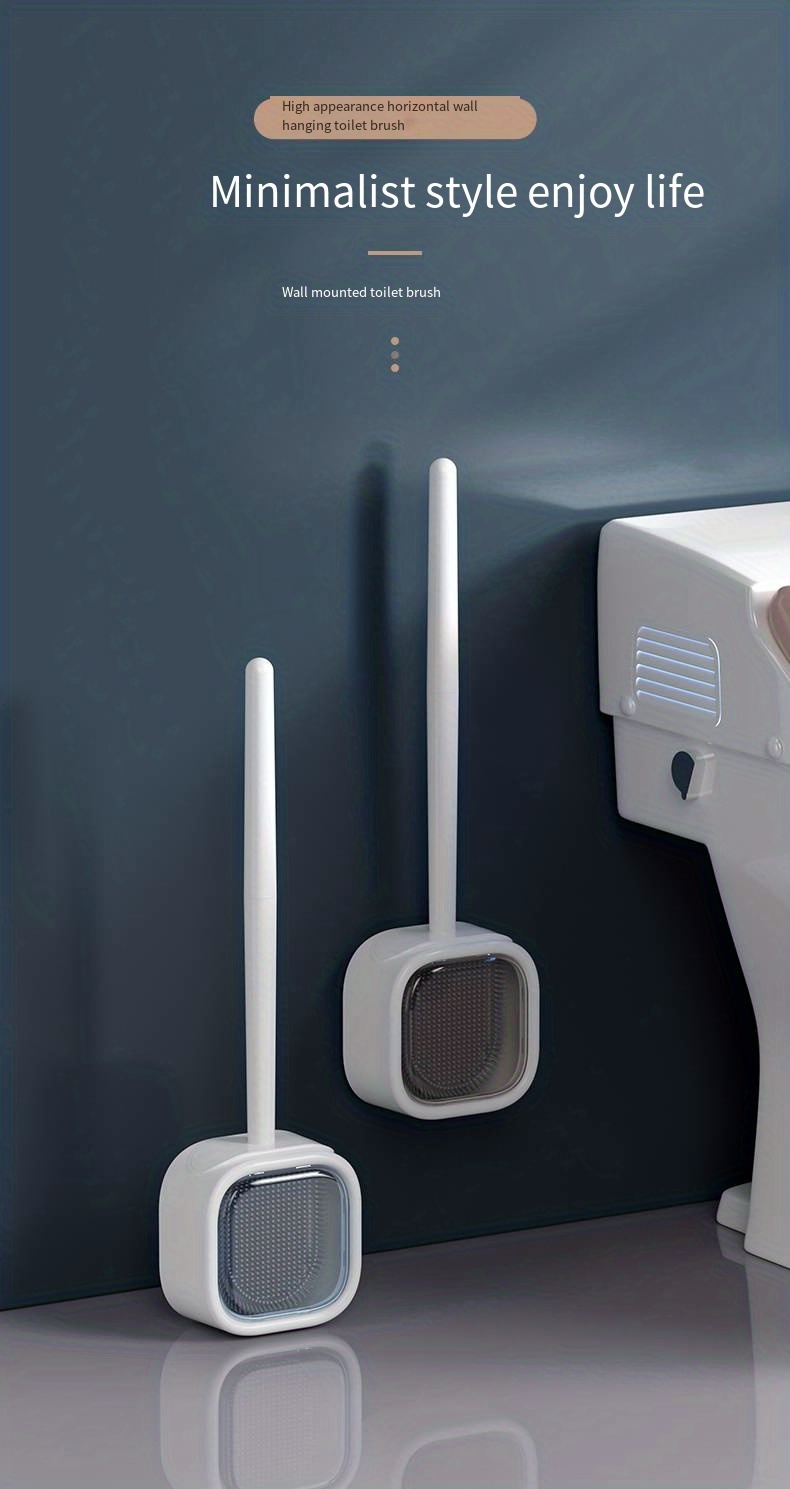 Toilet Brush Holder Box Toilet Wall Hanging Cleaning Brush - Temu ...