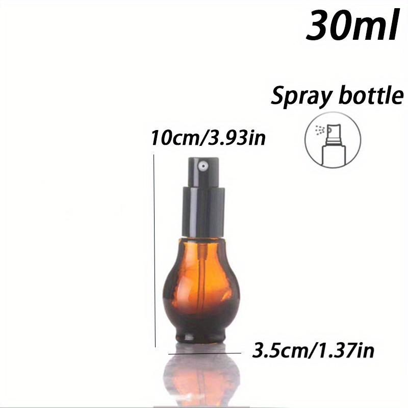Amber Glass Travel Bottle Refillable Portable Essential Oil - Temu