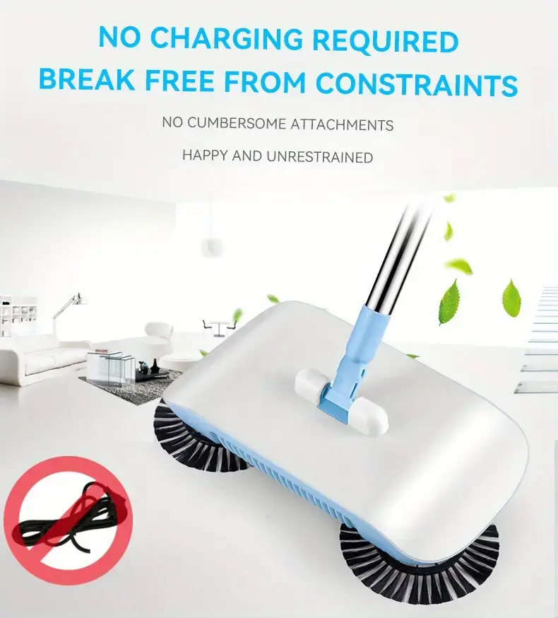 Fully Automatic Handheld push Sweeper Mop Household - Temu Fully Automatic Handheld push Sweeper Mop Household - Temu