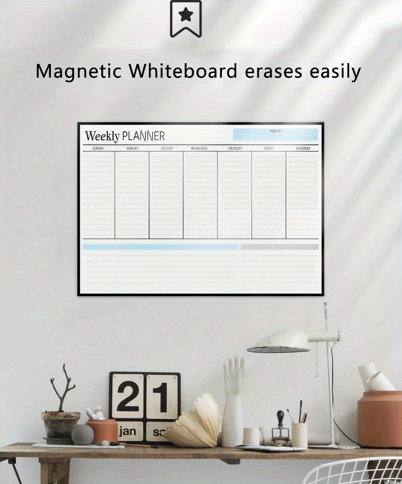 Erasable Writing Board Calendar Whiteboard Household - Temu Australia