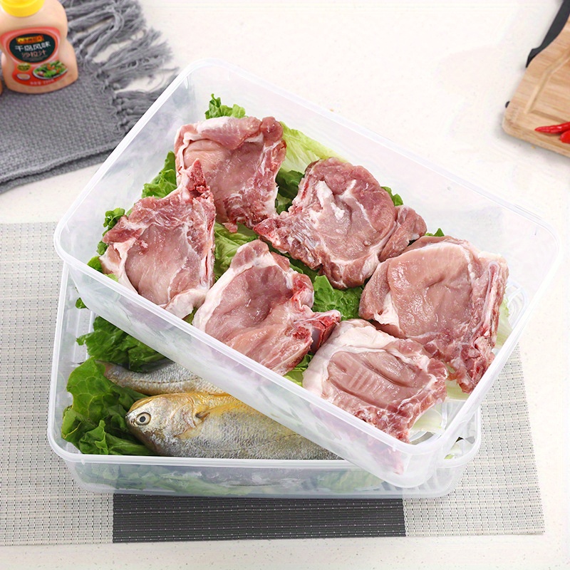 Plastic Kitchen Refrigerator Storage Box With Draining Board ...