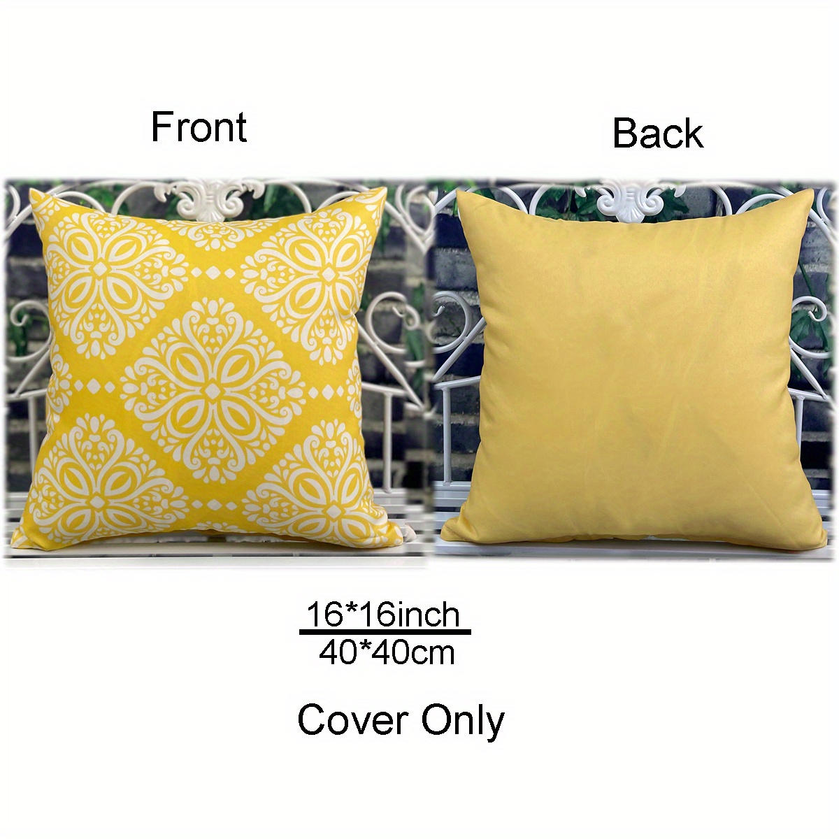 Patio Water Resistant Decorative Spring Stripe Throw Pillow - Temu ...