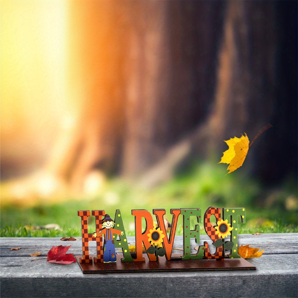 Fall Thanksgiving Wooden Sign Styles Table - Temu Australia