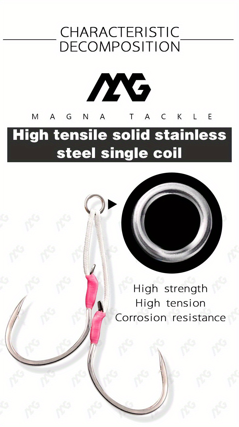 100bl 120bl 150bl Fish s Stength Double Jig - Temu Netherlands