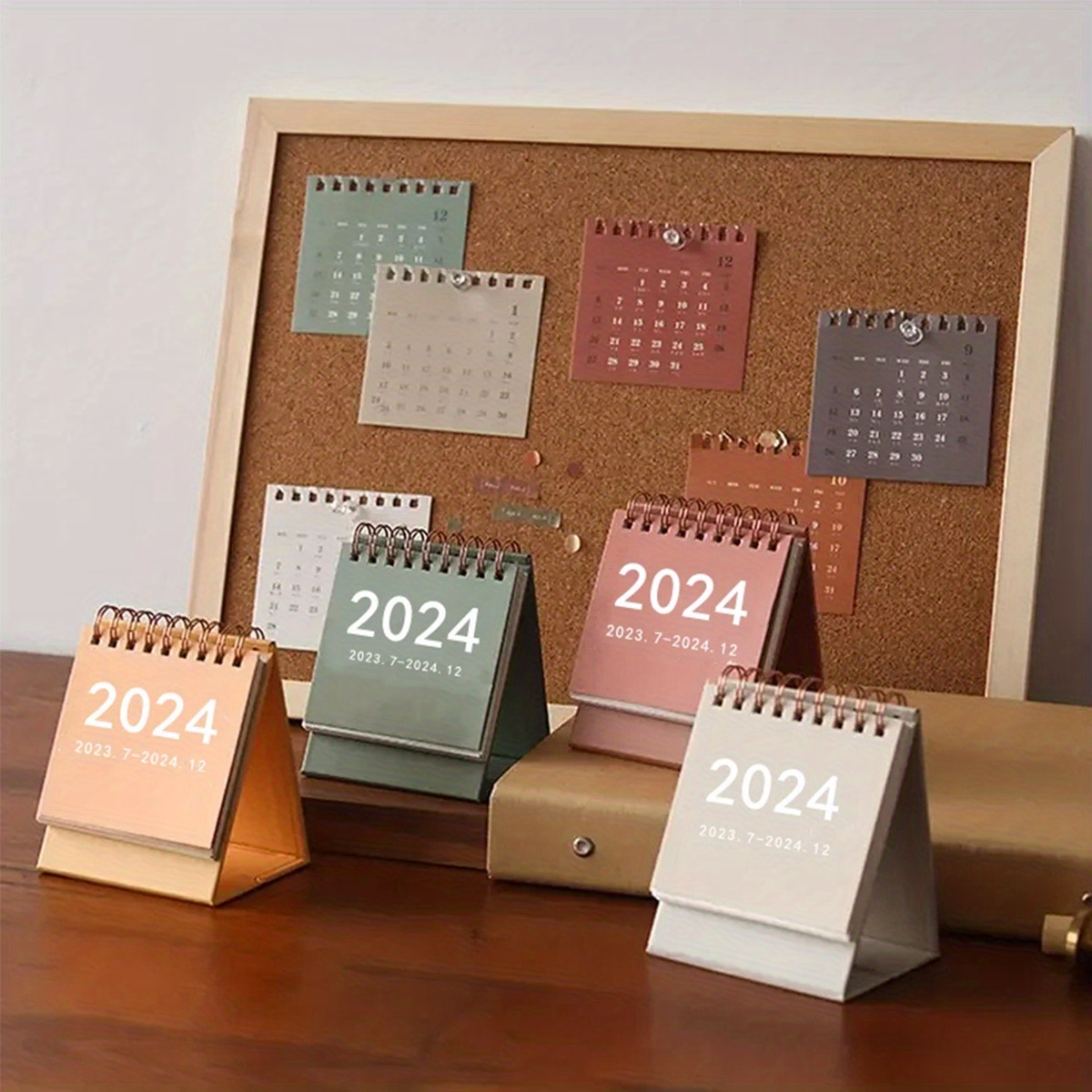2024 Creative Cute Mini Desk Calendar 2023 July 2023 Dec - Temu