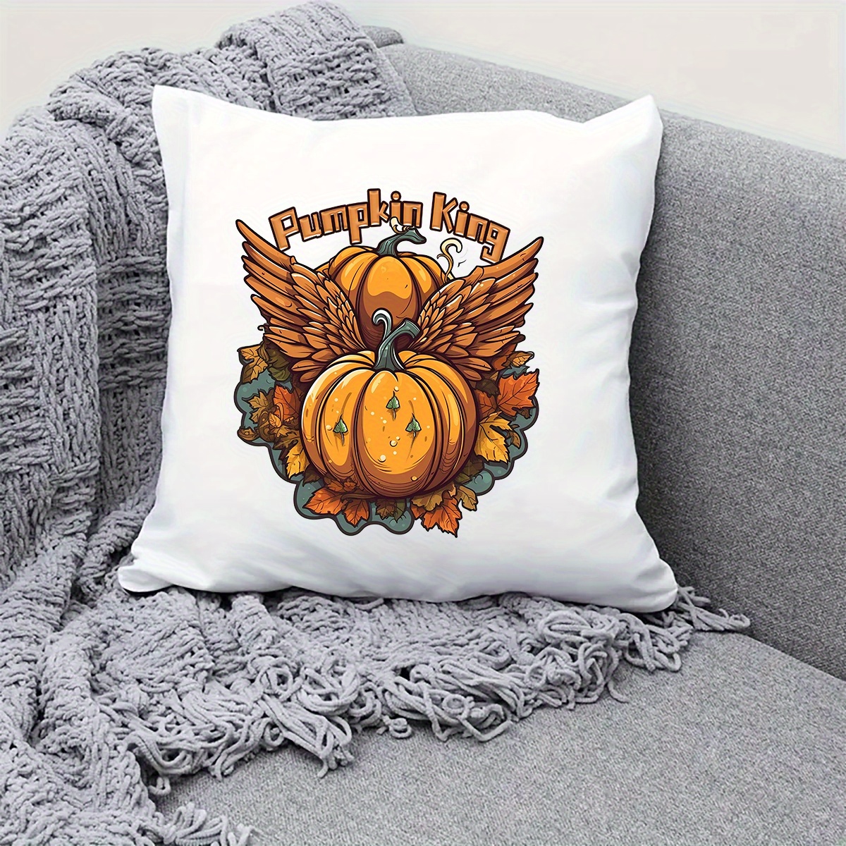 Pumpkin Wings Pattern Thanksgiving Series Heat Transfer Iron - Temu ...