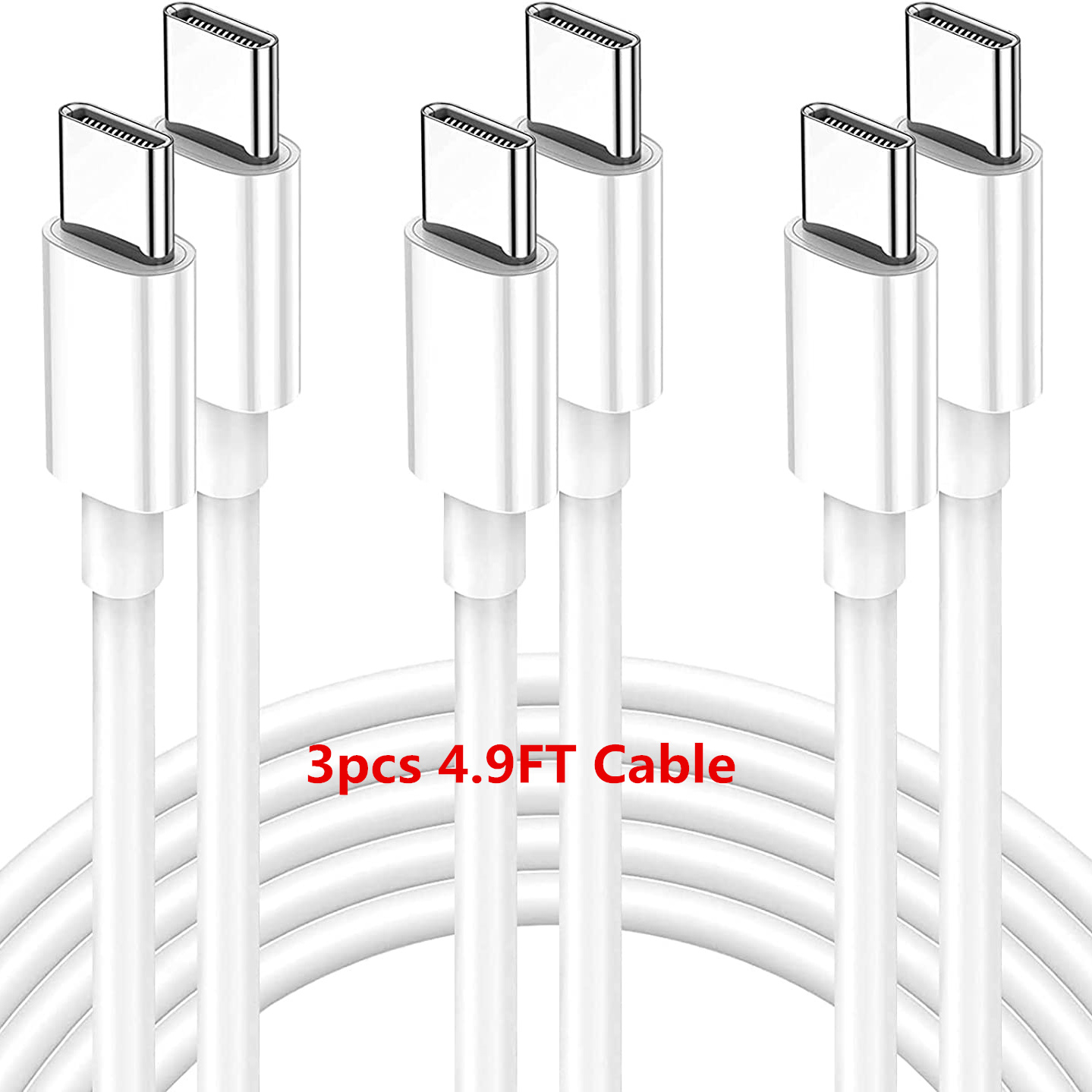 Ensemble 2/3/5 Câbles Usb C Vers Usb C 60 W 6 6 Pi 4 9 Pi 3 - Temu France