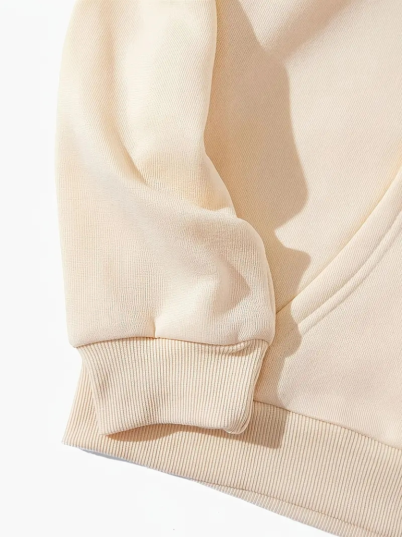 Christmas Print Hoodie Casual Pocket Long Sleeve Drawstring - Temu New Zealand