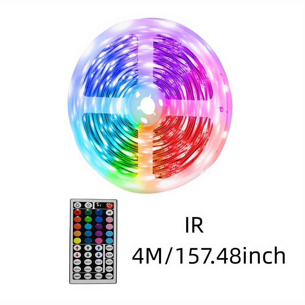 Led Strip Light, Rgb 5050 Infrared 44 Key Controller, Diy Multicolor ...