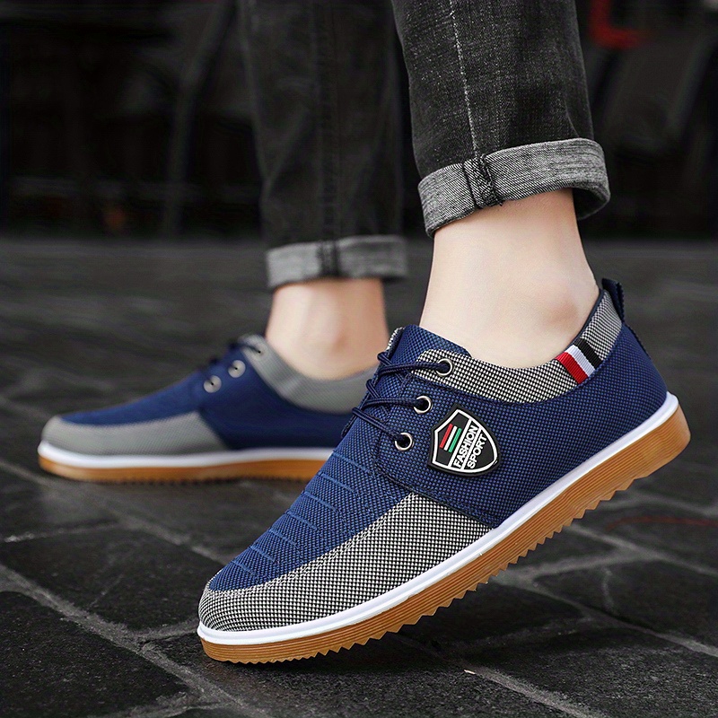 Mens Lace Up Sneakers Derby Shoes Casual Walking Shoes Comfortable And