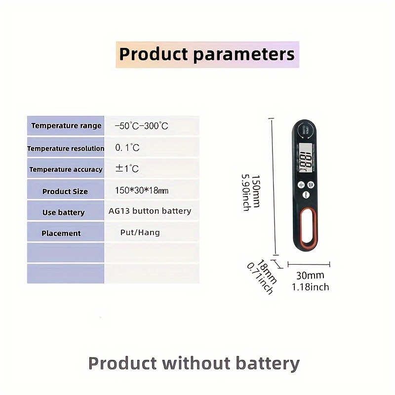 Digital Meat Thermometer Cooking Food Kitchen Bbq Probe - Temu Australia