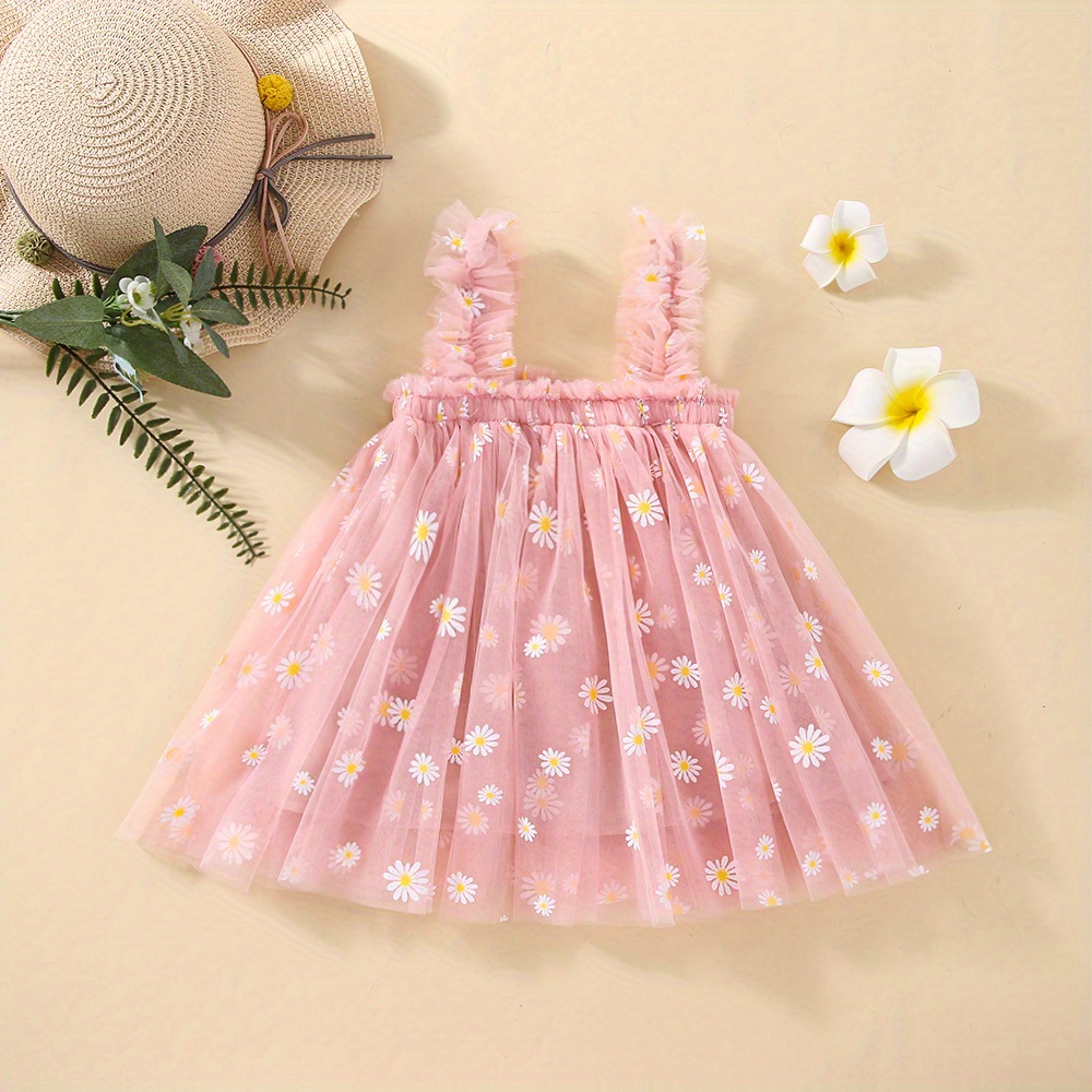 Adorable Layered Tulle Dress For Baby Girls Perfect For - Temu United ...