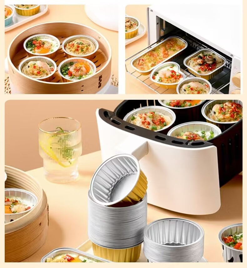 Round Mold Pudding Cup Disposable Packaging Box - Temu Australia