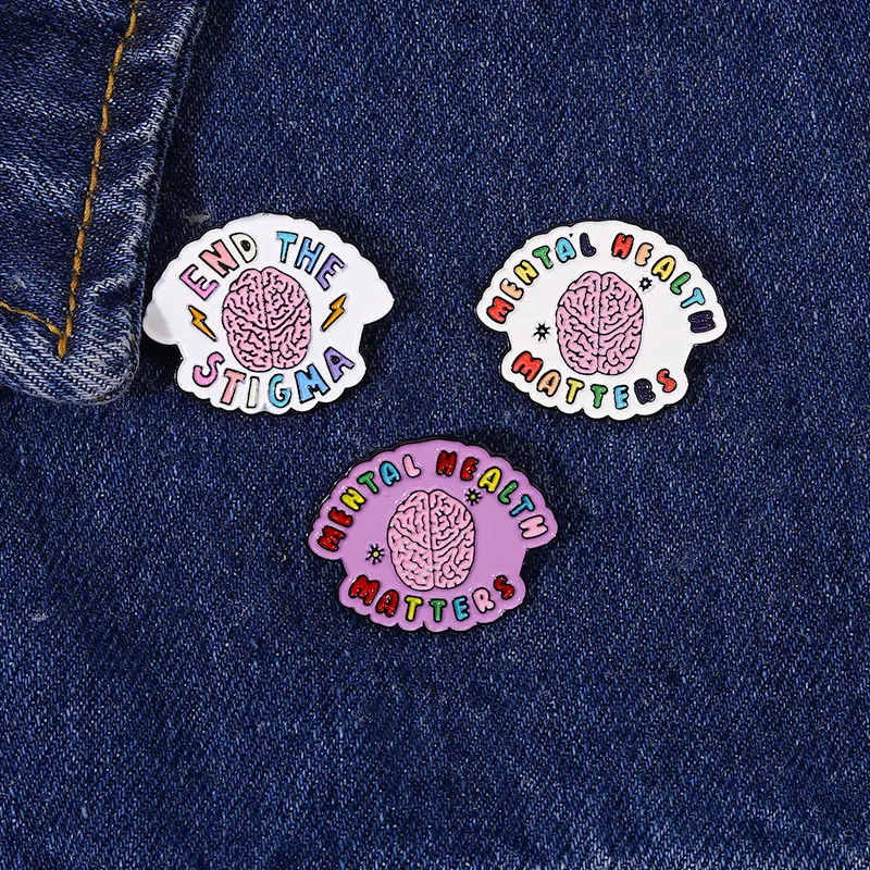 Mental Health Enamel Pins Brain Body Organs Brooches Lapel Temu Australia