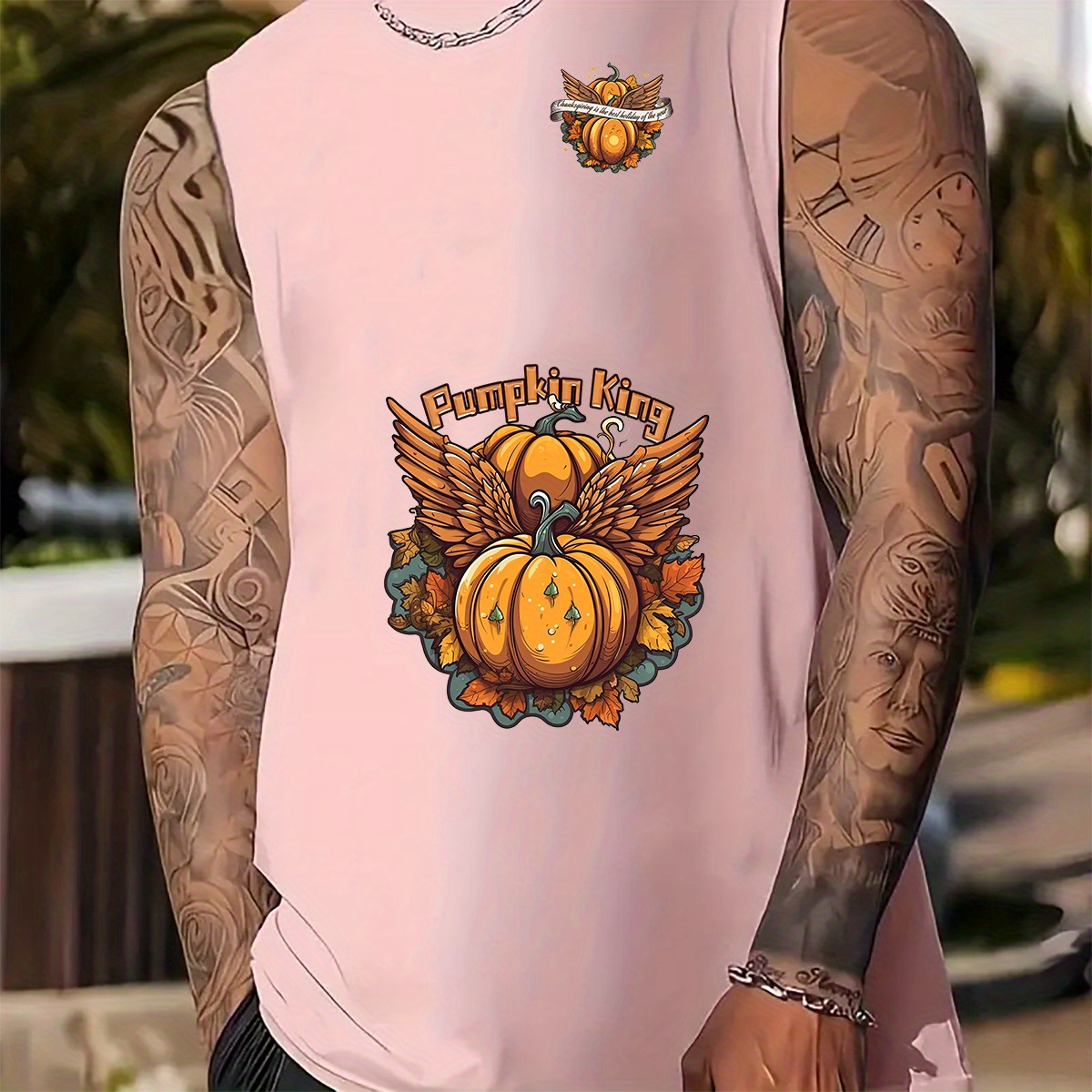 Pumpkin Wings Pattern Thanksgiving Series Heat Transfer Iron - Temu ...