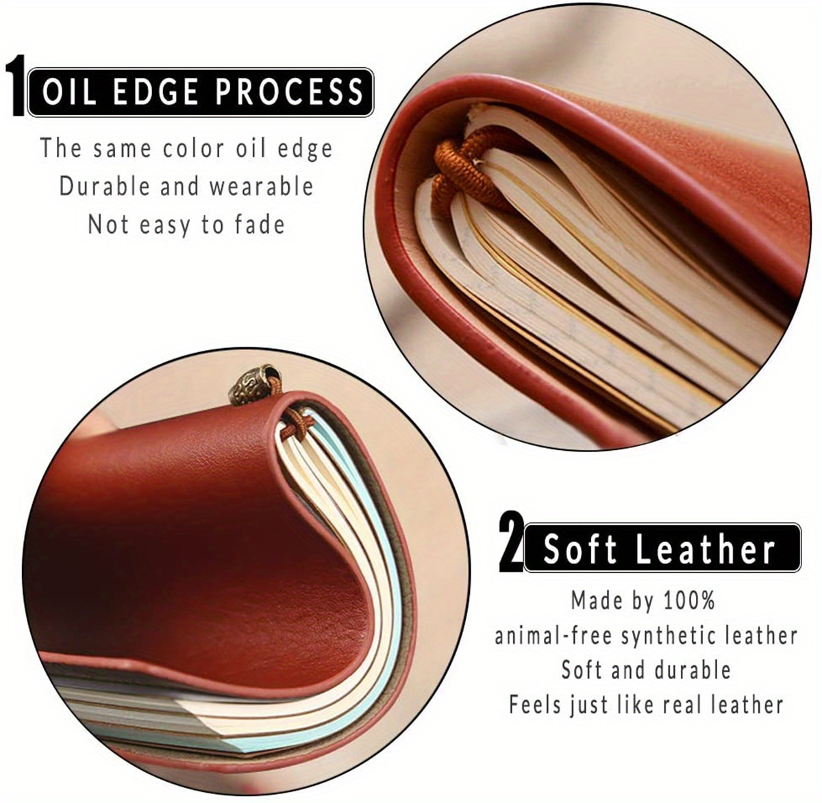 Family Pu Leather Notebook Journal Book Travel Notepad A6 - Temu United ...