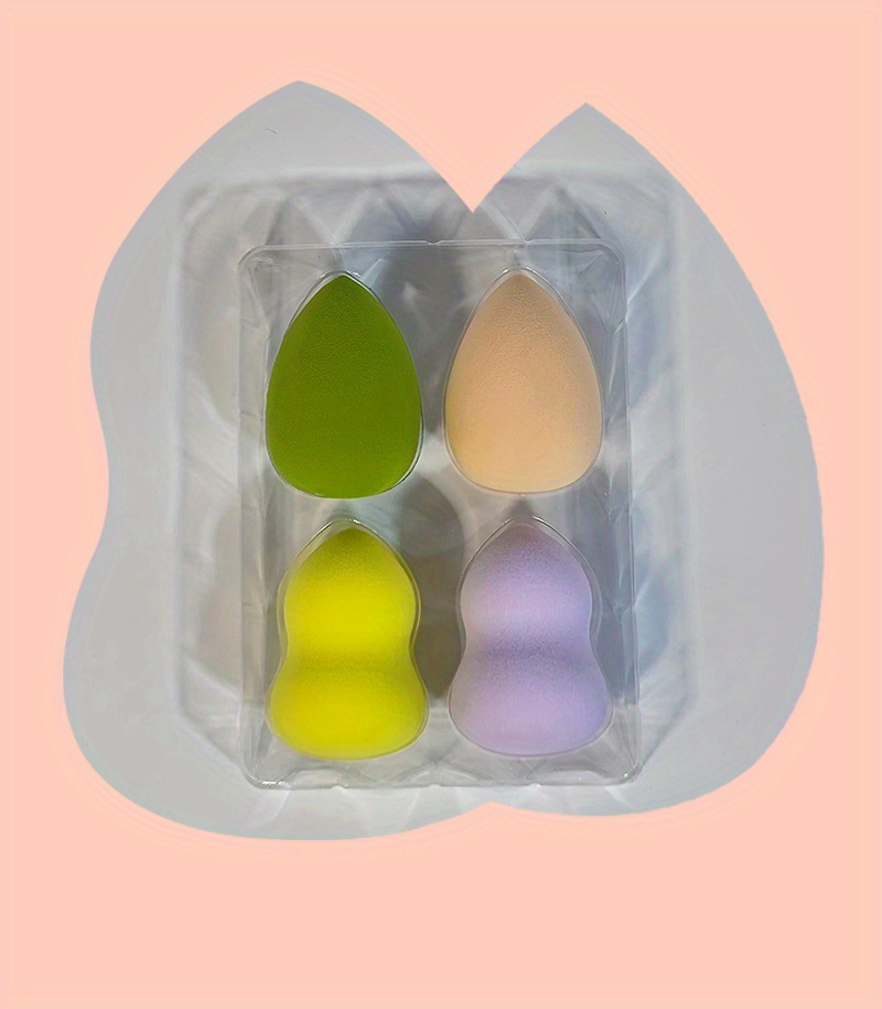 Colored Makeup Sponges Kit Soft Wet Dry Use Foundation - Temu New Zealand
