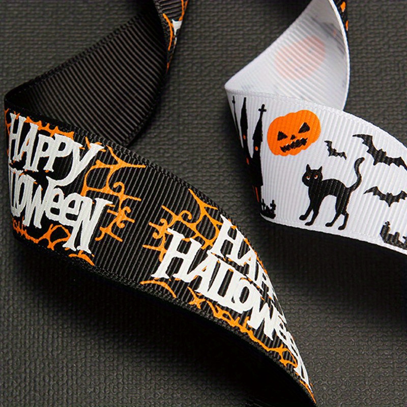 Halloween Ribbon 5 Yards Ambiance Decorative Ribbon Diy Bow - Temu ...