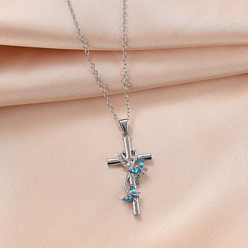 zinc alloy fashion cross necklace charm jewelry - Temu Canada