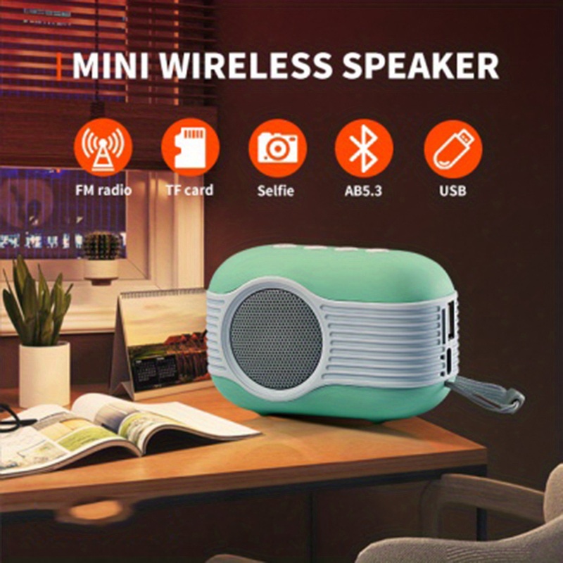 Wireless Portable Small Speaker Stereo Surround Subwoofer - Temu Bahrain