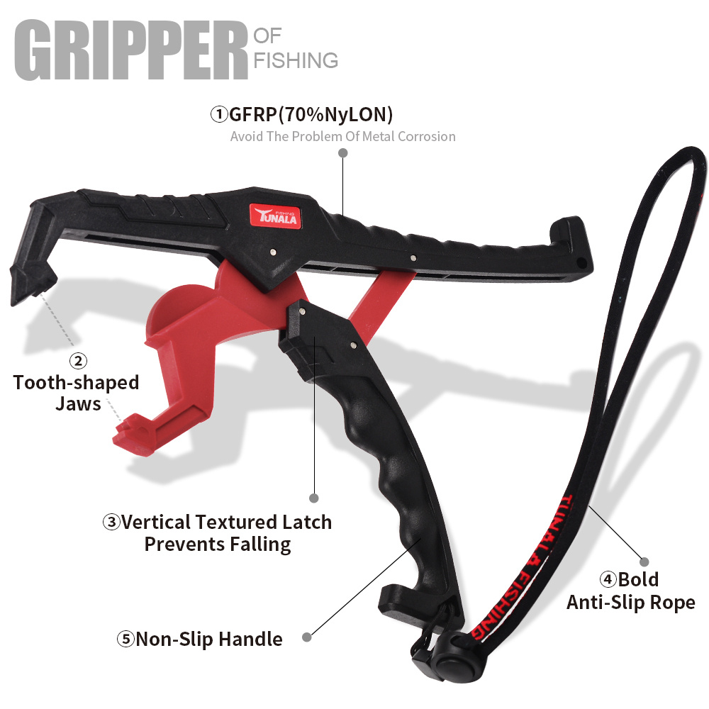 Fishing Gripper Lanyard Anti rust Fish Lip Grip Safer Catch - Temu