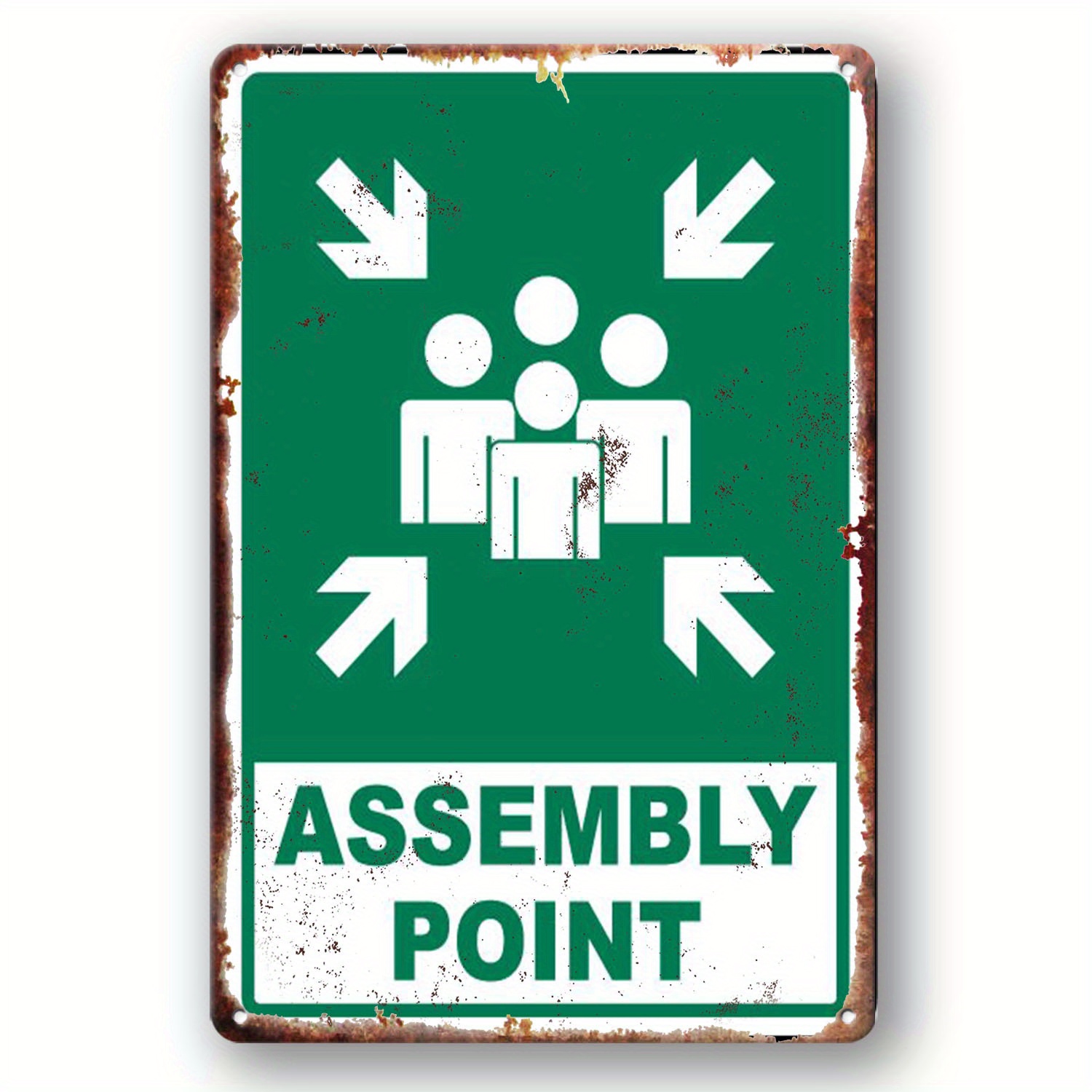 Tin Signage Wall Painting Decorated Vintage Point - Temu