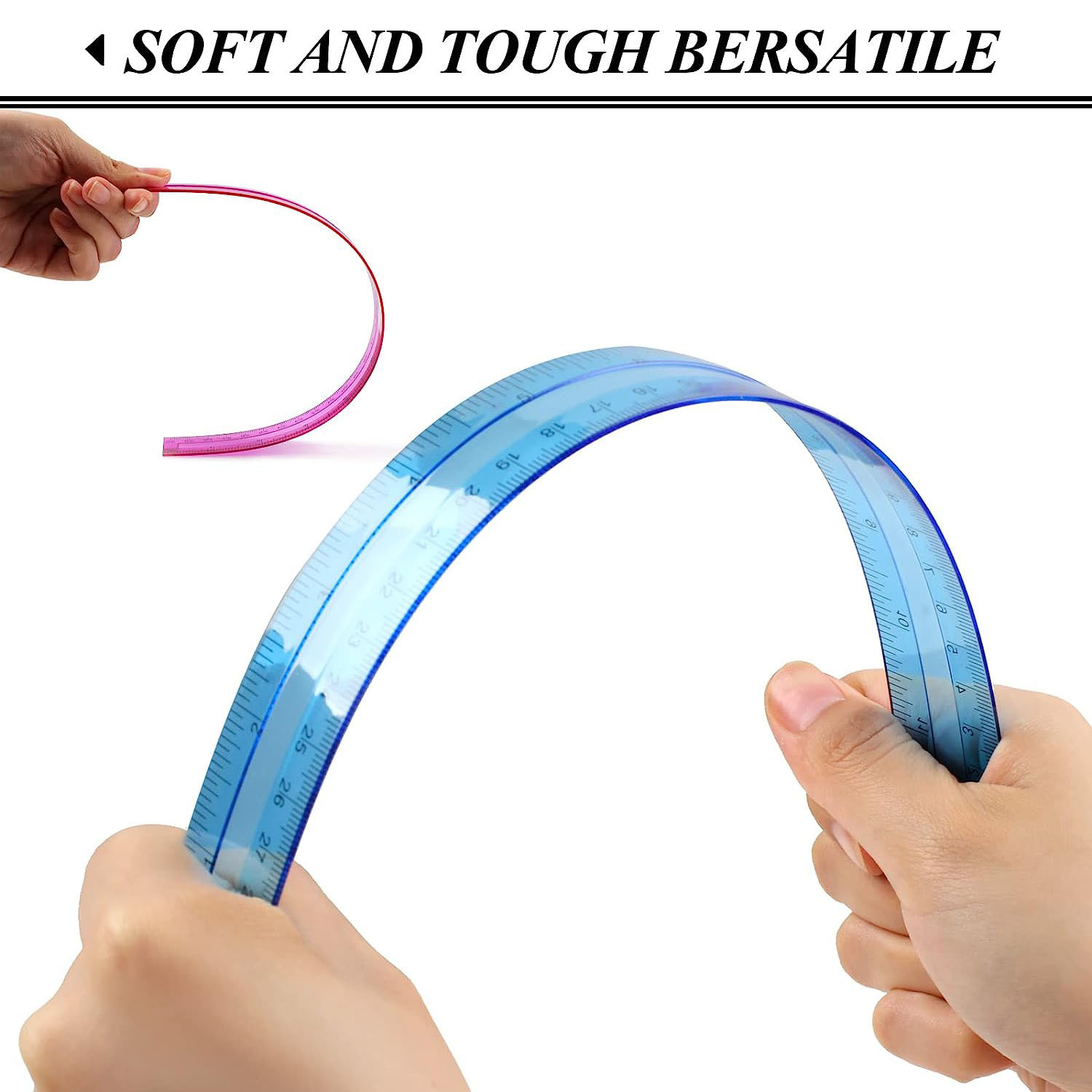 Clear Ruler Plastic Rulers Transparent Assorted Color Metric - Temu ...