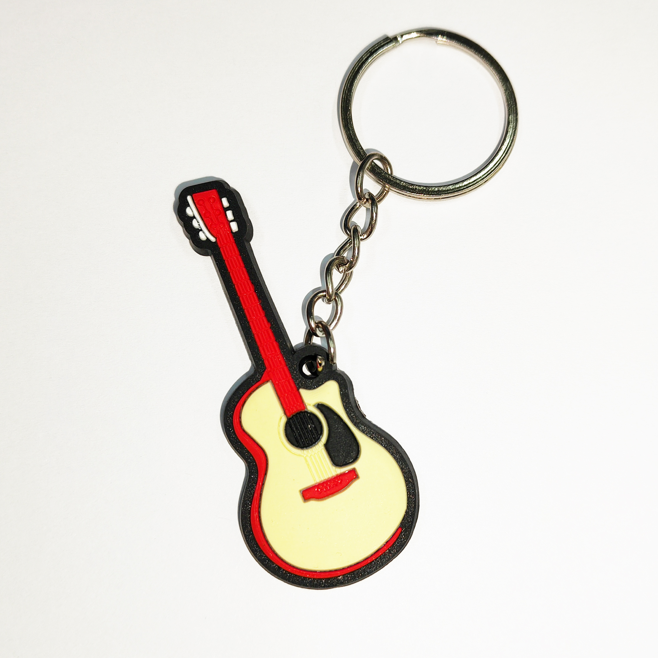Soft Simulation Musical Instrument Guitar Model Key Ring - Temu Portugal