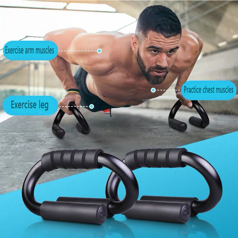 腕立て伏せブラケット 腕＆胸筋運動器具 S型腕立て伏せ器具 腹筋トレーナー（リストバンドプーラー縄跳びハンドグリッ Temu Japan