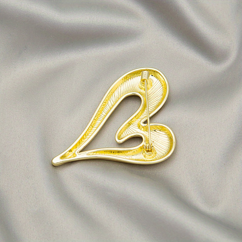 classic retro heart badges backpack lapel pin party wedding - Temu ...