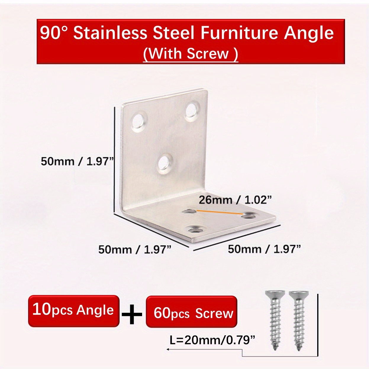 Heavy Duty 90 Degree Corner Braces Stainless Steel Joint - Temu Netherlands