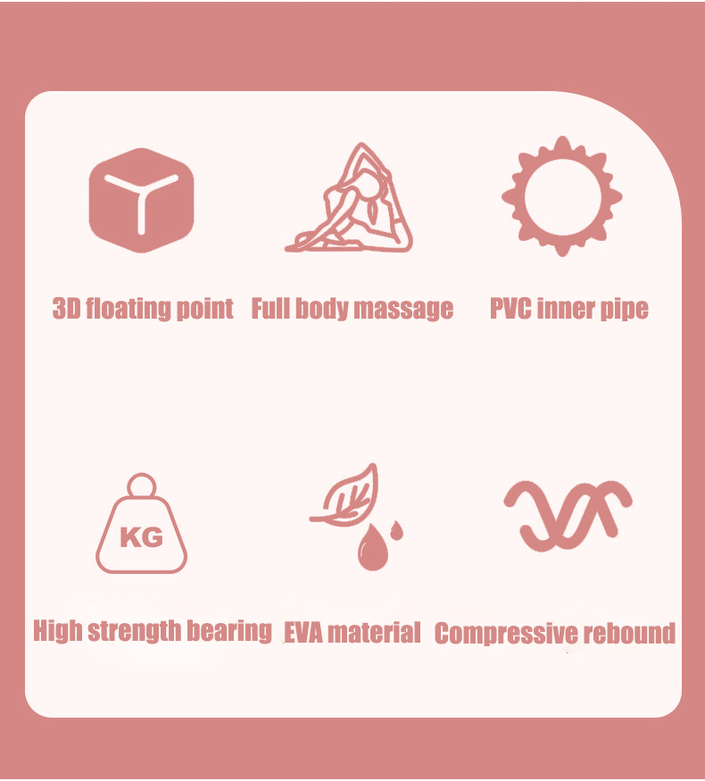 Eva+pvc Foam Shaft Yoga Column Fitness Massage Stick Muscle - Temu ...