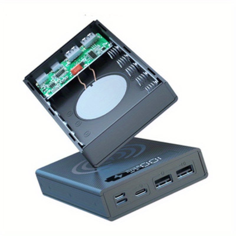 18650 Battery Holder Detachable Power Bank Case 12v Pd Qc3.0 - Temu Germany