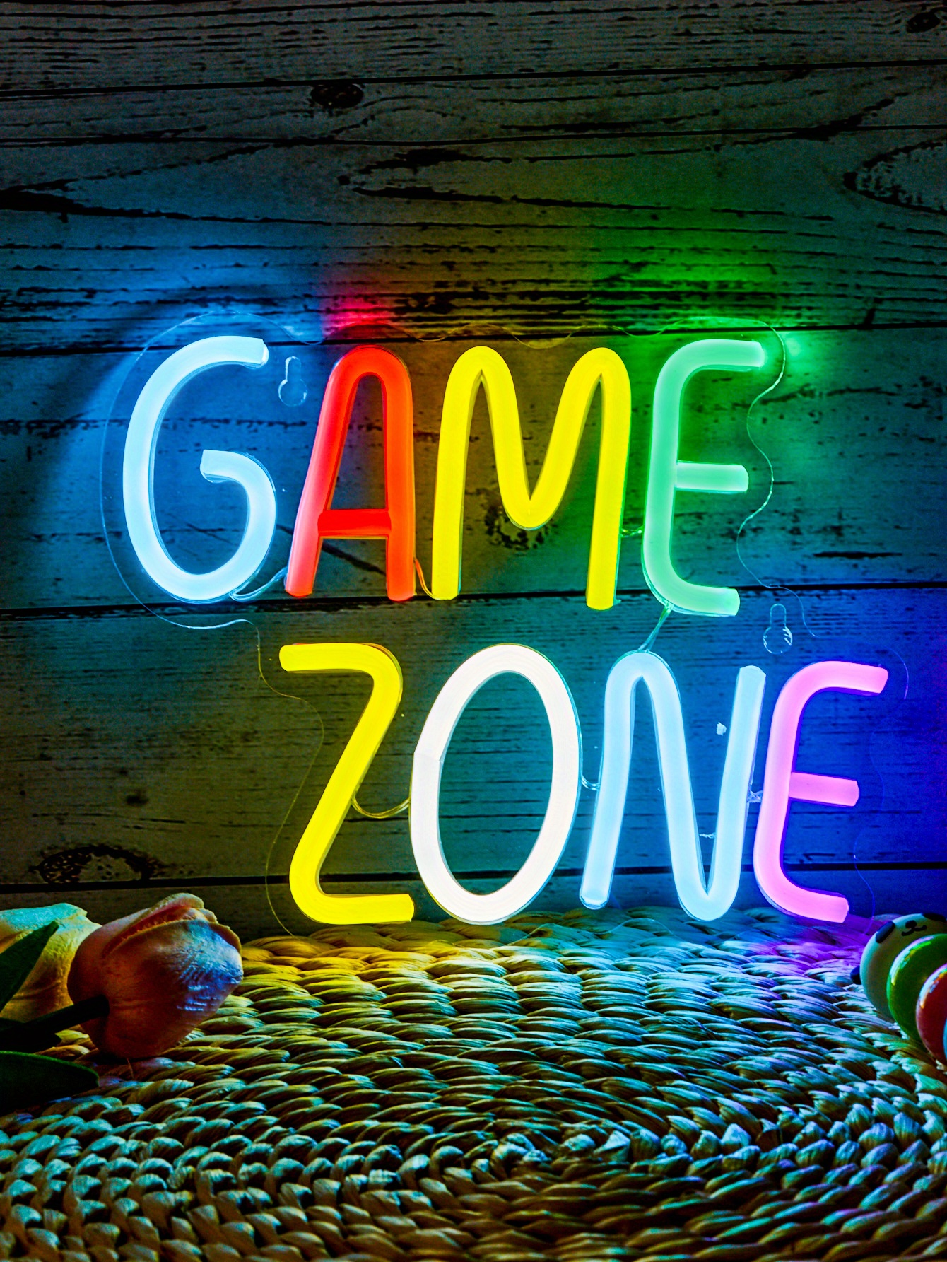 Backboard Led Neon Zone Bedroom Decorative Light Temu