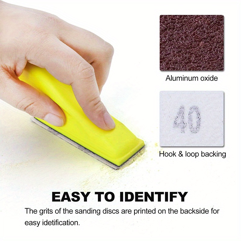 manual sander kit detail sanding refill hook loop aluminum - Temu Australia