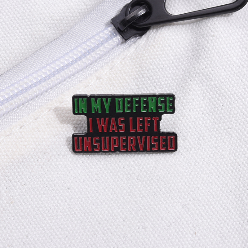 Unsupervised Troublemaker Pin Men Green Red Sarcasm Badge - Temu