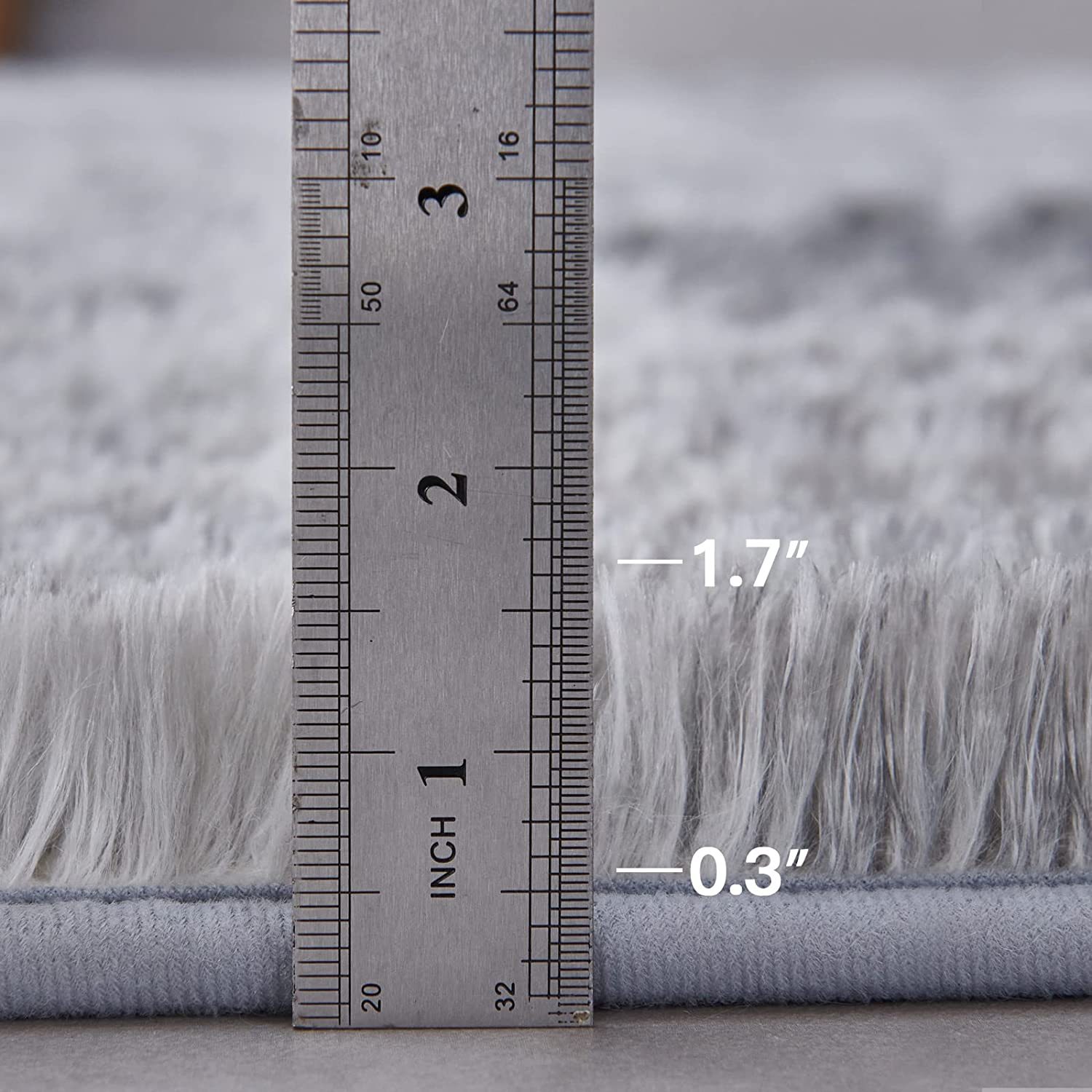 Shag Area Rugs Bedroom Fluffy Fuzzy Soft Carpet Gray Plush - Temu New ...