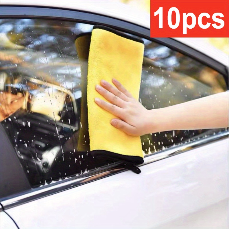 Super Absorbent Microfiber Car Wash Towels Perfect Interior - Temu ...
