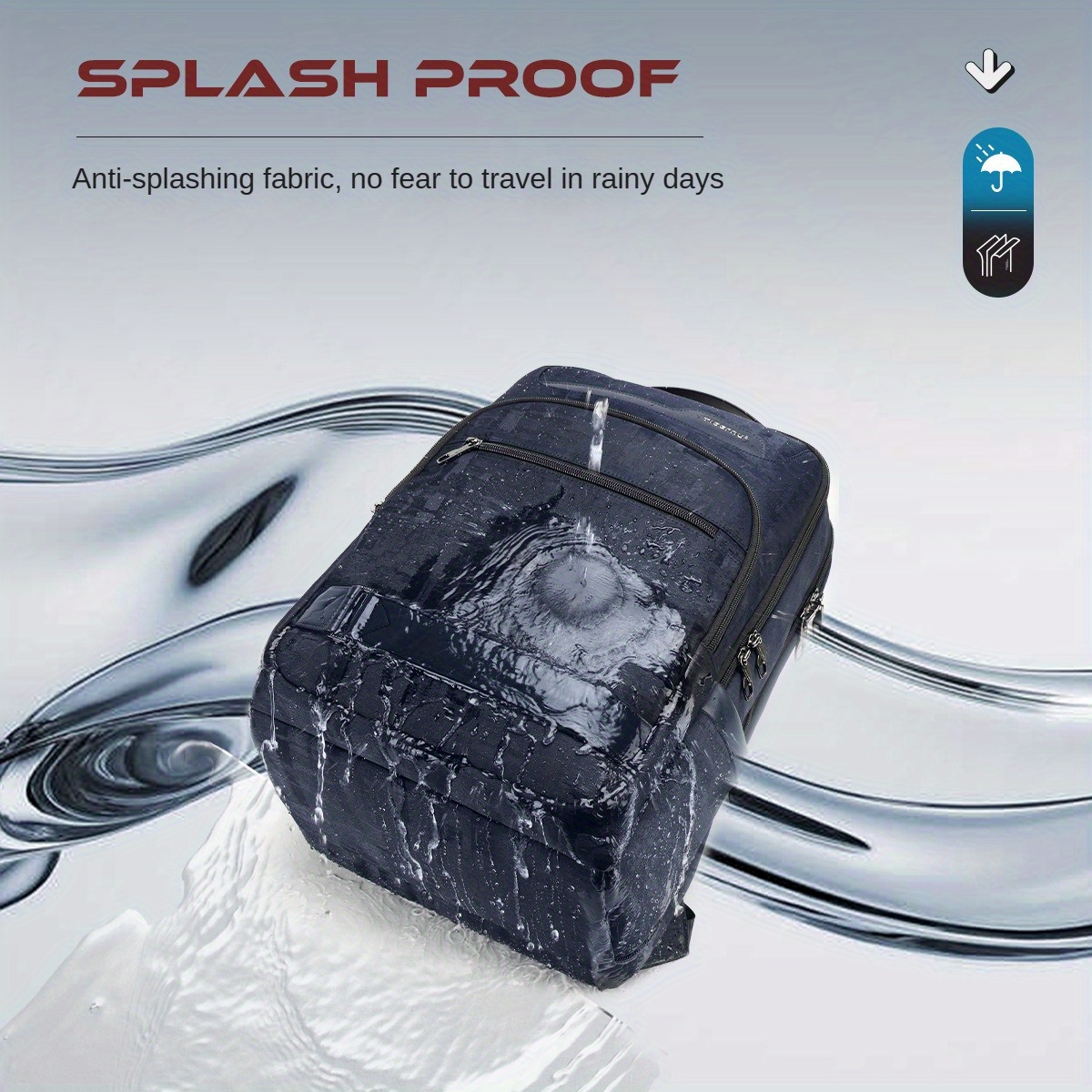 Tigernu Men's Waterproof Laptop Backpack Large Capacity Travel Work ...