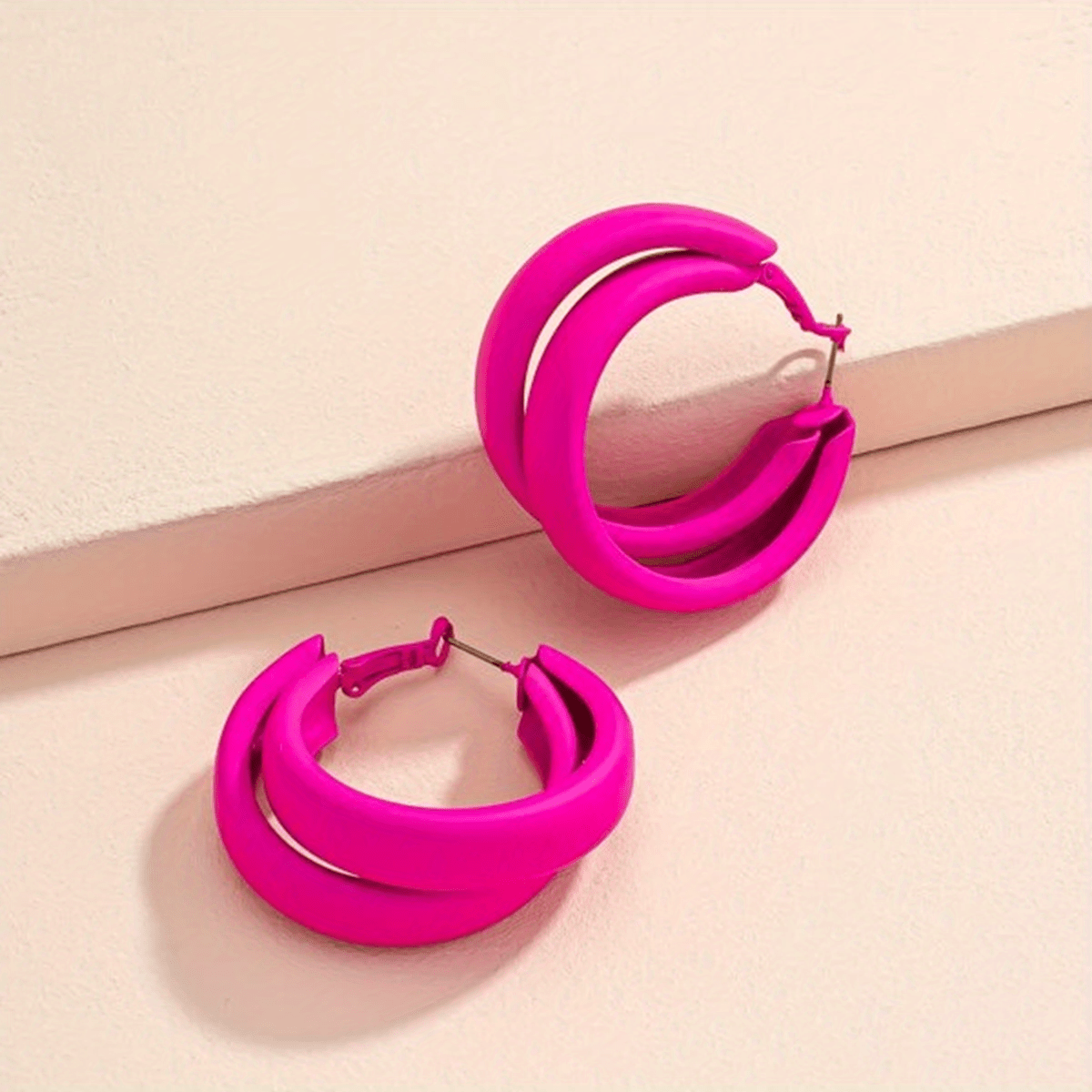 Trendy Fashion Ear Loop Earrings Exaggerate Party Queen - Temu United ...