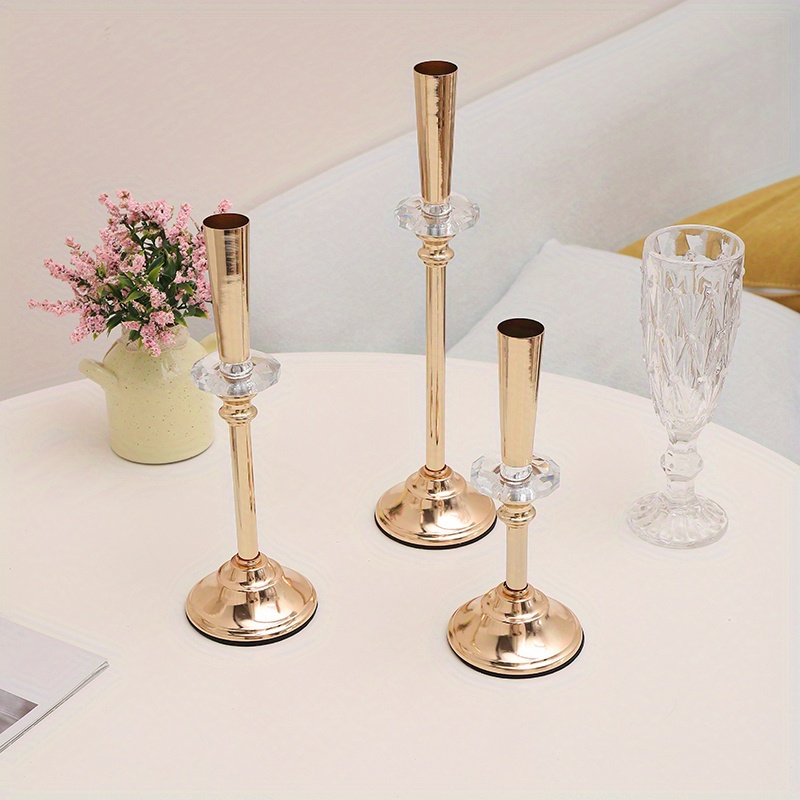 1pc 3pcs candle holder centerpiece art candle holder creative hollow ...