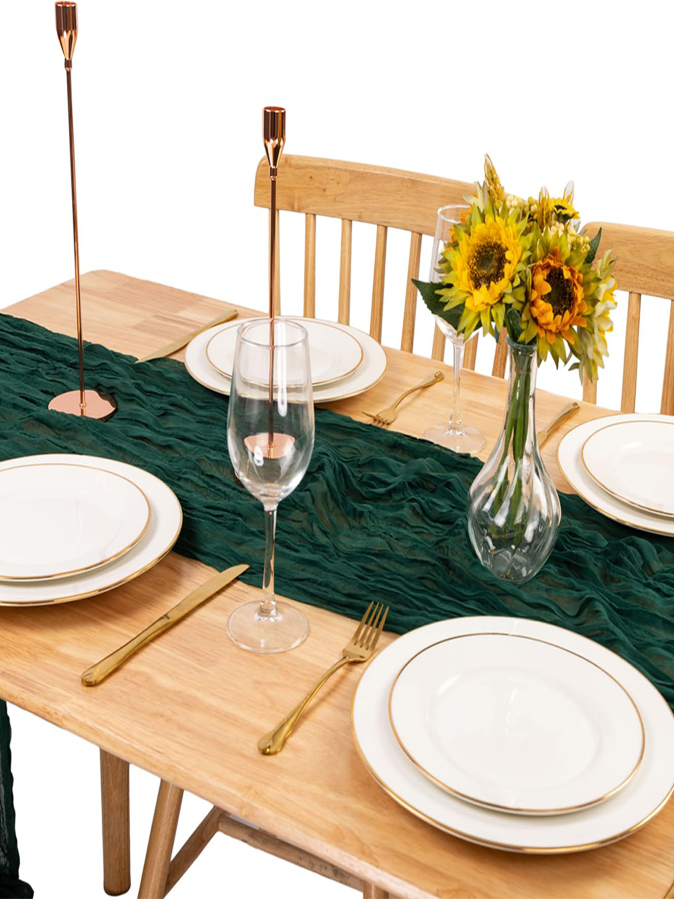 Polyester Table Runner Balinese Pleated Table - Temu Ireland