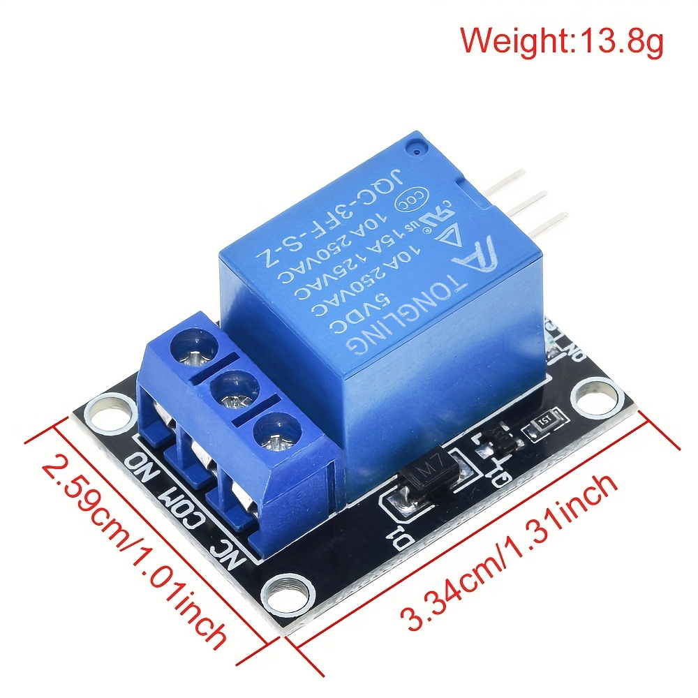 Tzt Ky-019 5v One 1 Channel Relay Module Board Shield For Pic Avr Dsp ...
